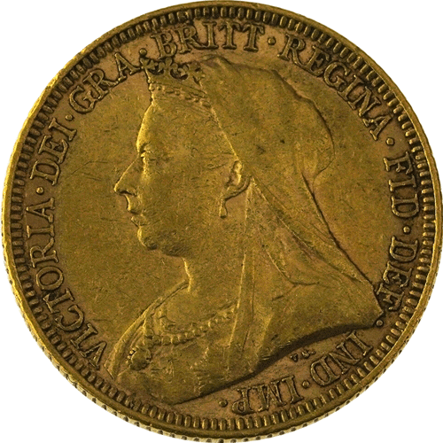 Pre-Owned 1893 Melbourne Mint Victoria Jubilee Head Full Sovereign Gold ...