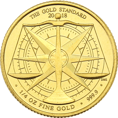 Pre-Owned 2018 Royal Mint The Gold Standard 1/4oz Gold Coin | Out Of ...