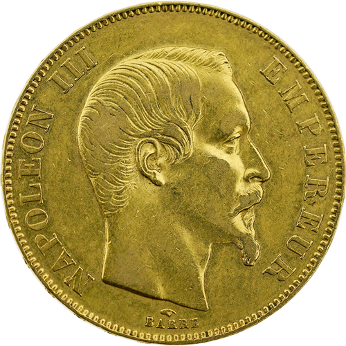 Pre-Owned 1859 French Napolean III 50 Franc Gold Coin | Out Of Stock ...
