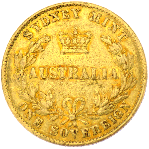 Pre-owned 1863 Australian Mint Full Sovereign Gold Coin | Out Of Stock ...