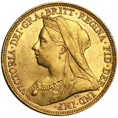Pre-Owned Victorian Veiled Head Full Sovereign Coin - Mixed Dates | Out ...