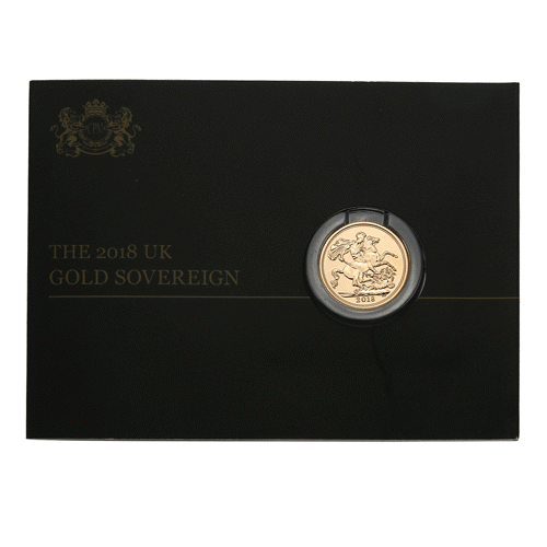 Pre-Owned 2018 UK Carded Full Sovereign Gold Coin | Out Of Stock ...