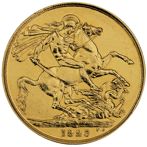 Pre-Owned 1823 George IV Double Sovereign Gold Coin | Pre-Owned ...