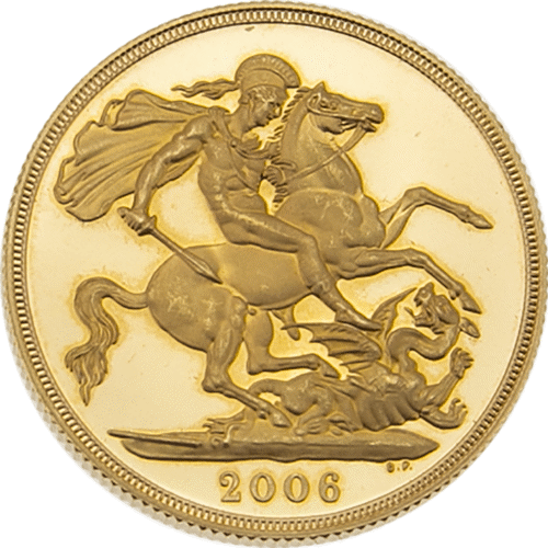 Pre-Owned 2006 UK Double Sovereign Proof Design Gold Coin | Out Of ...