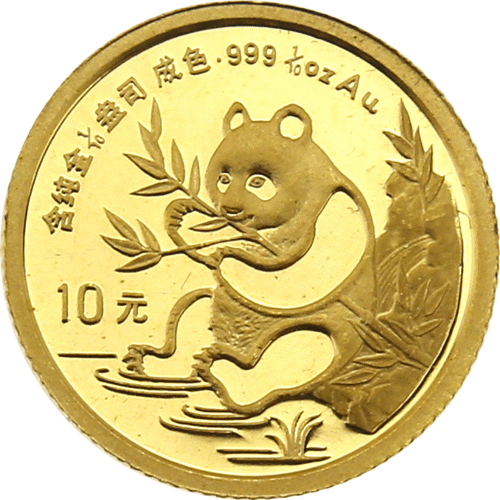 Pre-Owned 1991 Chinese Panda 1/10oz Gold Coin | Out Of Stock ...