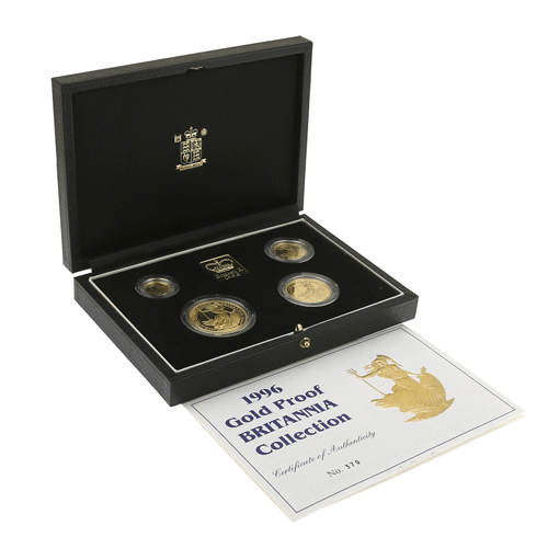 Pre-Owned 1996 UK Britannia Gold Proof 4-Coin Set | Out Of Stock ...