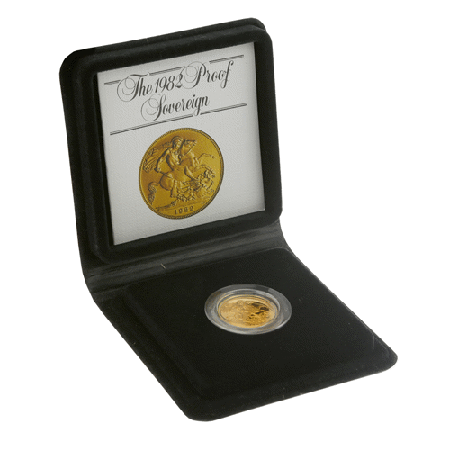 Pre-Owned 1982 UK Full Sovereign Proof Gold Coin | Pre-Owned ...