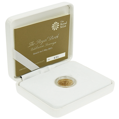 Pre-Owned 2015 Prince George Royal Birthday Full Sovereign Brilliant ...