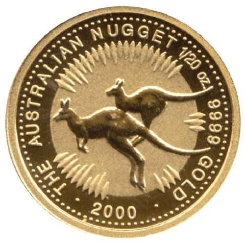 Pre-Owned 2000 Australian Nugget 1/20oz Gold Coin | Out Of Stock ...