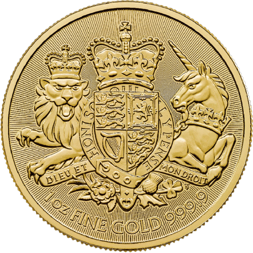 Pre-Owned UK Royal Arms 1oz Gold Coin - Mixed Dates | Out Of Stock ...