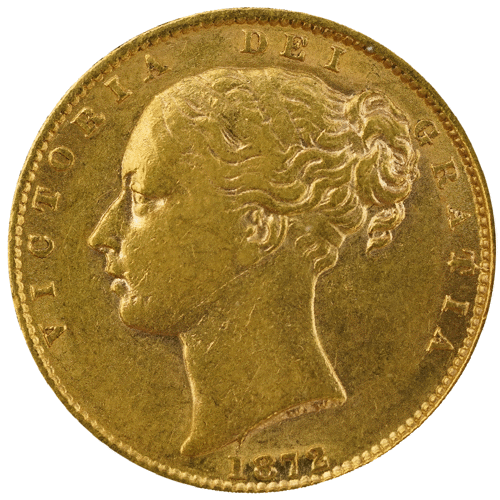 Pre-Owned 1872 London Mint DN.9 Victoria Young Head 'Shield' Full ...