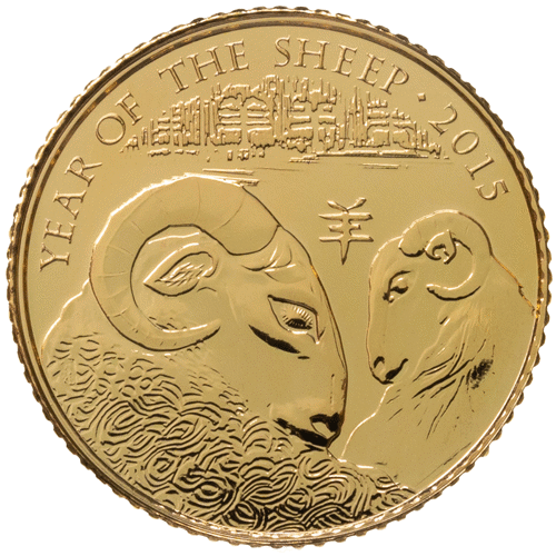 Pre-Owned 2015 UK Lunar Sheep 1/10oz Gold Coin | Out Of Stock ...