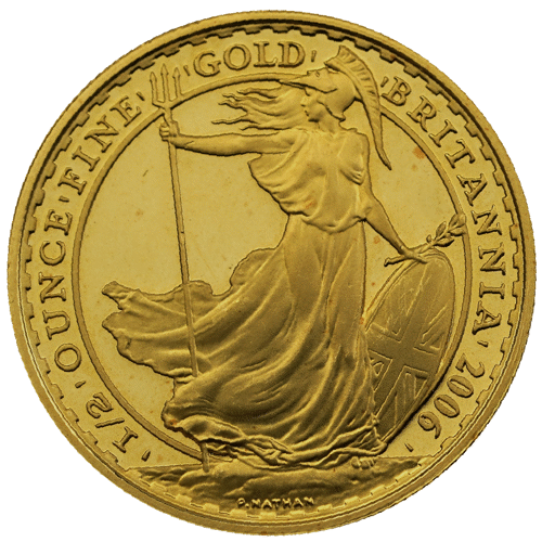 Pre-Owned 2006 UK Britannia 1/2oz Proof Design Gold Coin | Out Of Stock ...