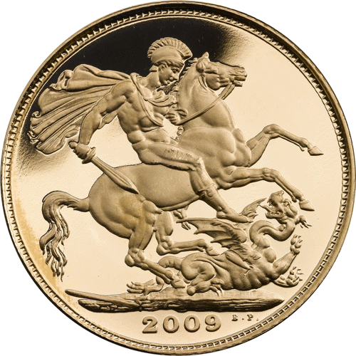 Pre-Owned 2009 UK Double Sovereign Proof Design Gold Coin | Out Of ...