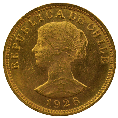 Pre-Owned 1926 Chile 50 Peso Gold Coin | Pre-Owned | Atkinsons Bullion