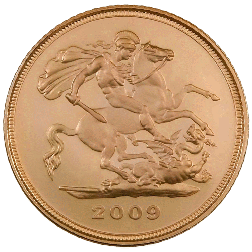 Pre-Owned 2009 UK Half Sovereign Proof Design Gold Coin | Pre-Owned ...