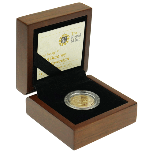 Pre-Owned 1918 Bombay Mint Full Sovereign Gold Coin - Boxed | Out Of ...