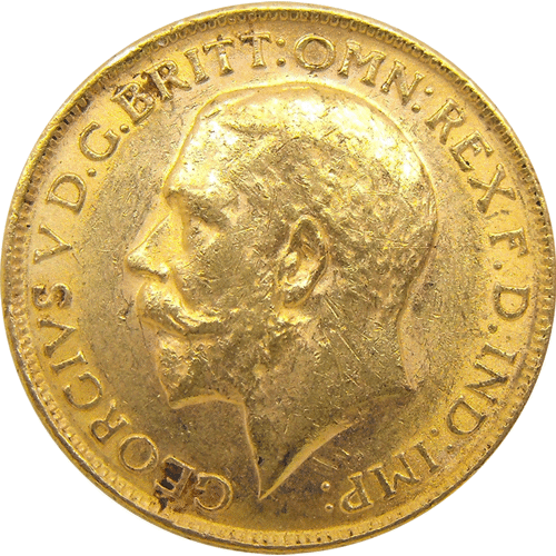 Pre-Owned 1916 London Mint George V Full Sovereign Gold Coin | Pre ...