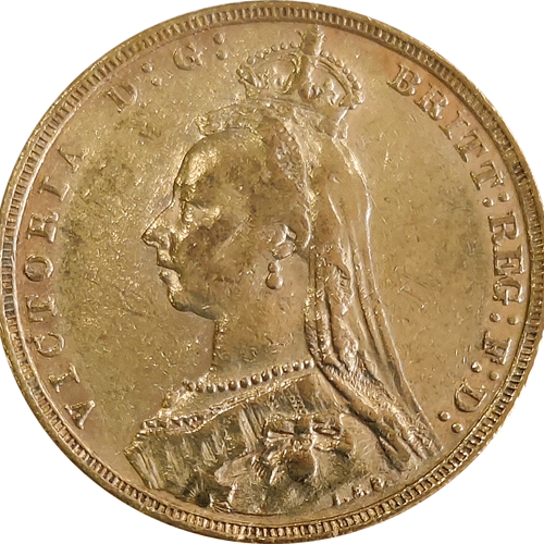 Pre-Owned 1893 Melbourne Mint Victoria 'Jubilee Head' Full Sovereign ...