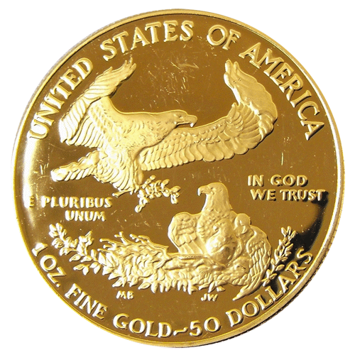 Pre-Owned USA 1987 Eagle 1oz Gold Proof Finish Coin | Out Of Stock ...
