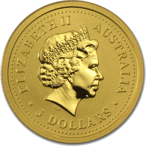 Pre-Owned 2003 Australian Lunar Goat 1/20oz Gold Coin | Out Of Stock ...