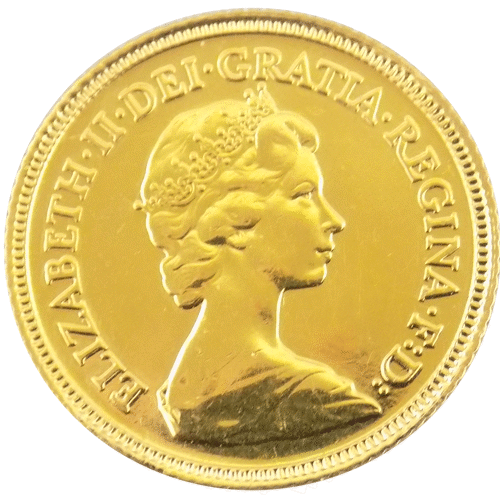 Pre-Owned 1982 UK Elizabeth Half Sovereign Gold Coin | Out Of Stock ...