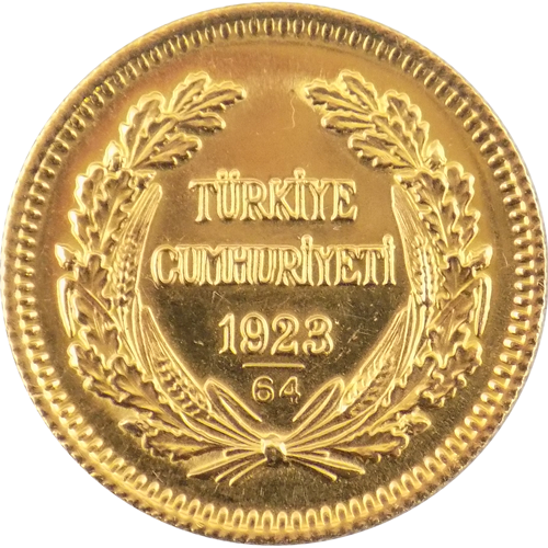 Pre-Owned 1987 Turkish 100 Kurush Gold Coin | Out Of Stock | Atkinsons ...