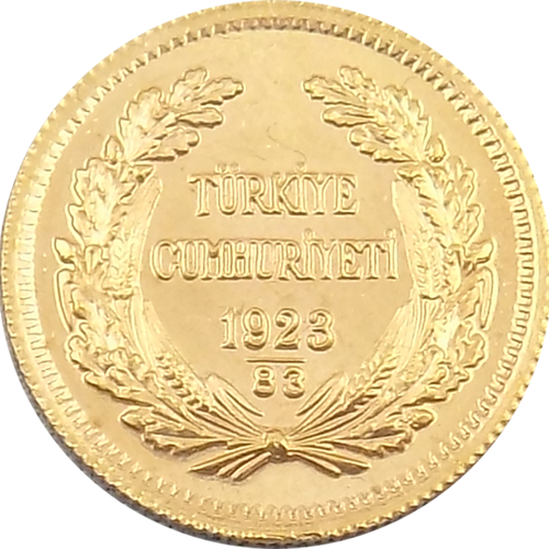 Pre-Owned Turkish 100 Kurush Ataturk Gold Coin - Mixed Dates | Out Of ...