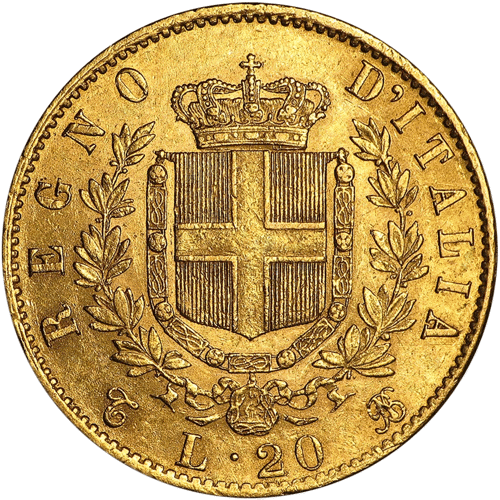 Sell Pre-Owned Italian 20 Lire Gold Coin - Mixed Dates | Atkinsons Bullion