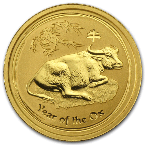 Pre-Owned 2009 Australian Lunar Ox 1/10oz Gold Coin | Out Of Stock ...
