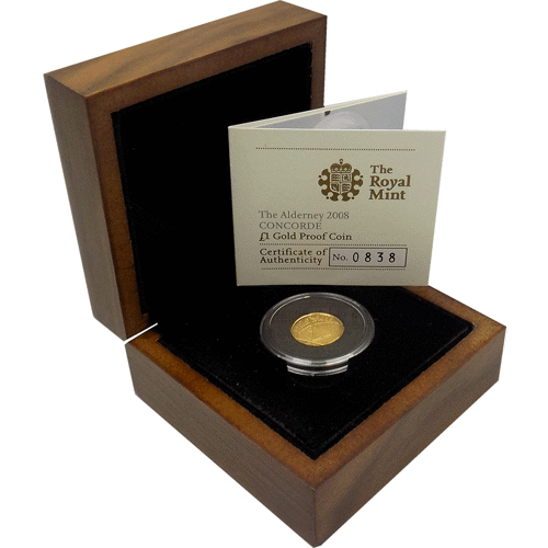 Pre-Owned 2008 Alderney Concorde £1 Proof Gold Coin | Out Of Stock ...